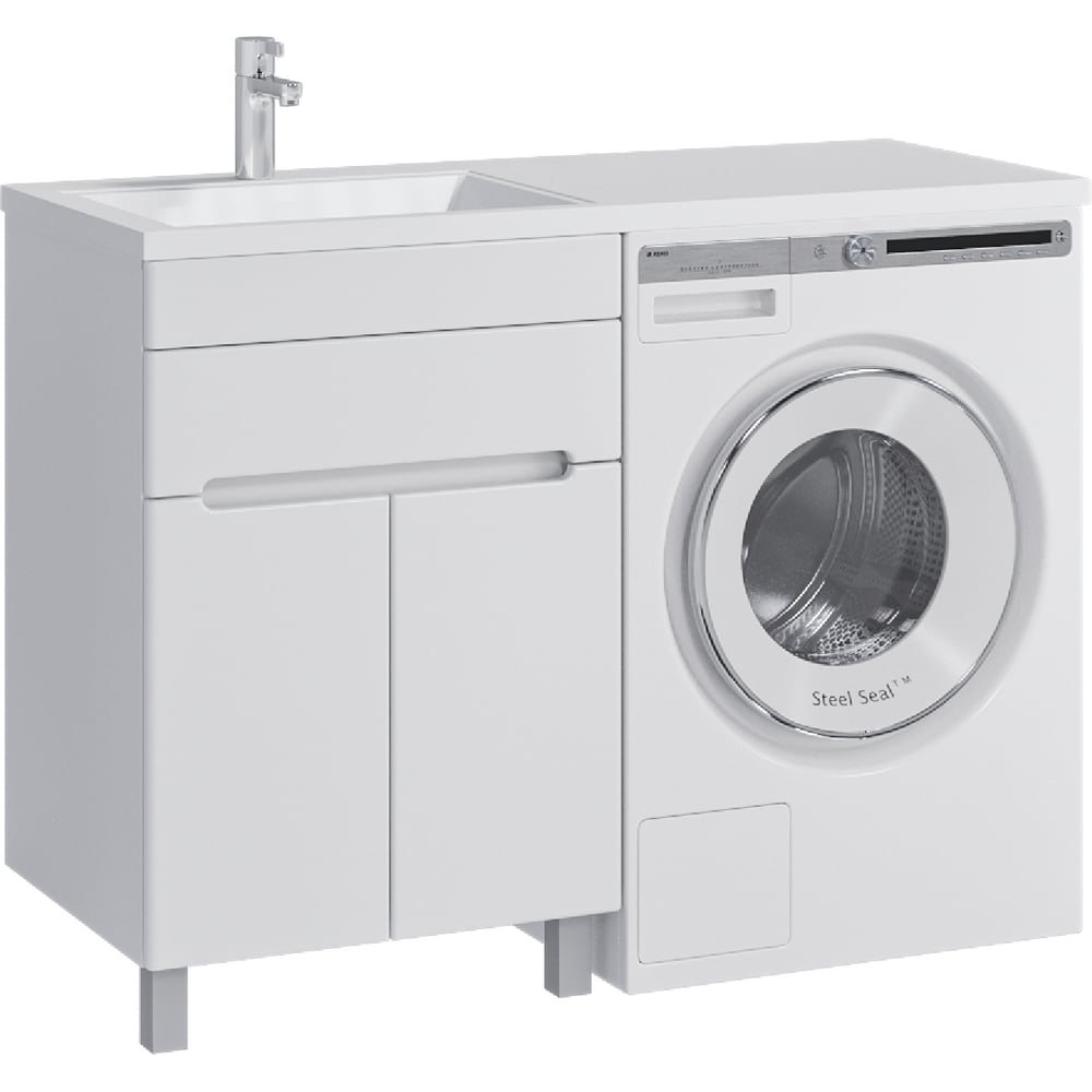 Комплект Sanstar напольная тумба Эллада 60 с раковиной Космос 120 левый 250.1-1.4.1.КЛКОС ...