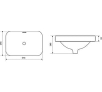 Встраиваемые раковины для ванной комнаты - купить раковину врезную в ...