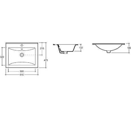 Встраиваемые раковины для ванной комнаты - купить раковину врезную в ...