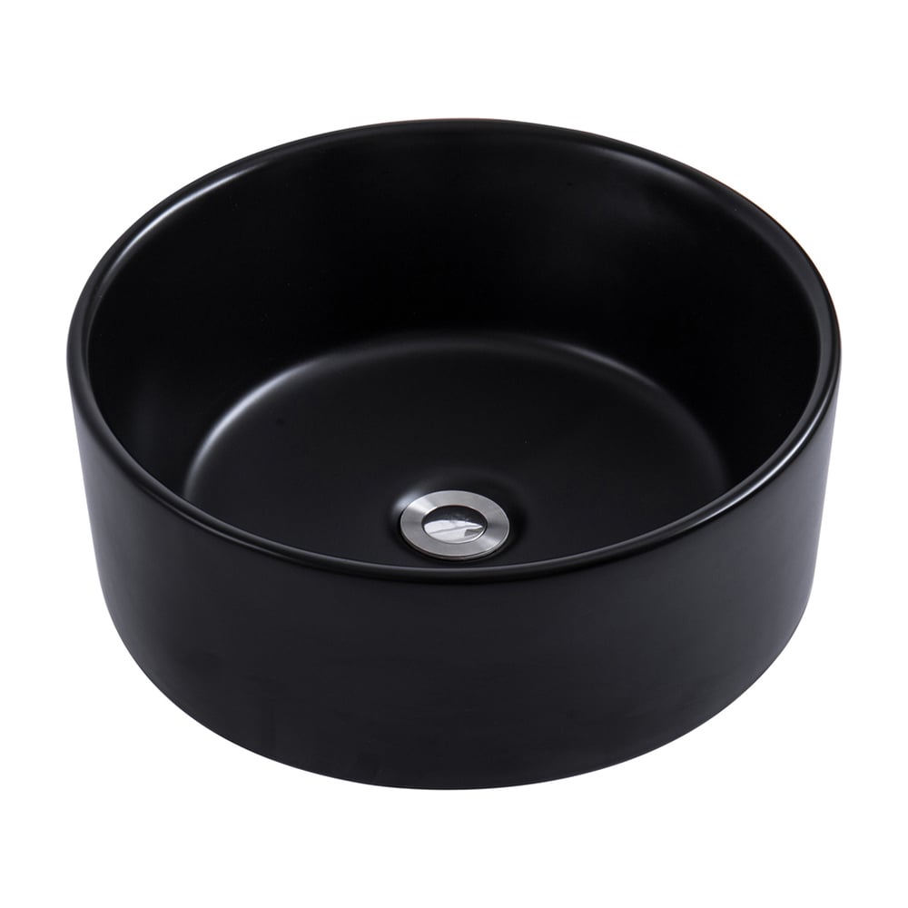 Раковина AVIMANO Emotion круглая, черный матовый 1243012 - выгодная ...