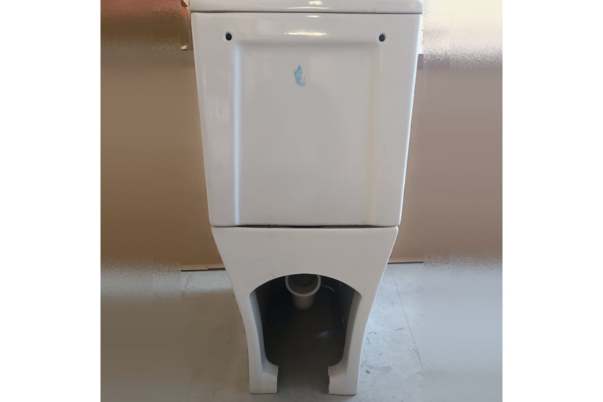 Унитаз напольный Teymi Helmi Pro безободковый, сиденье микролифт T40305 ...