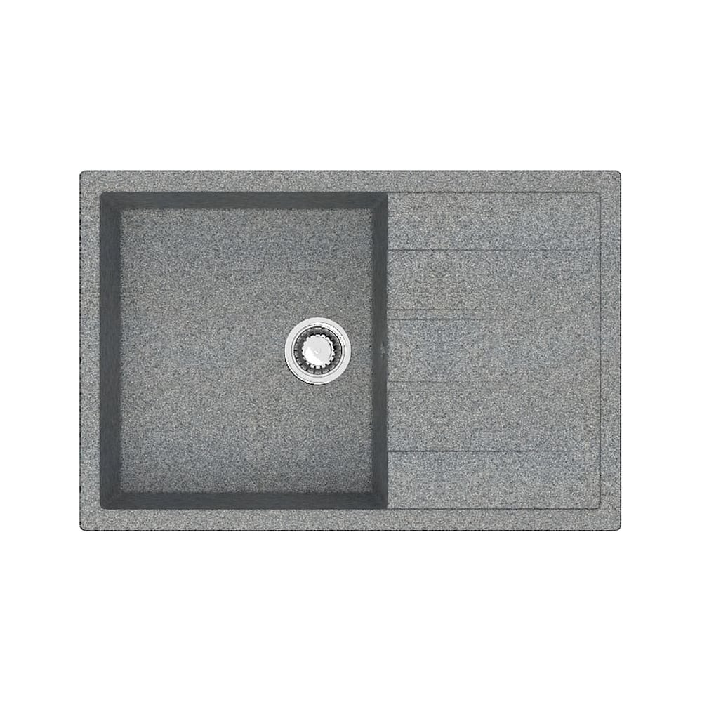 Мойка AQUADREAM матовая 161/Q8 темно-серый прямоугольная с крылом ...