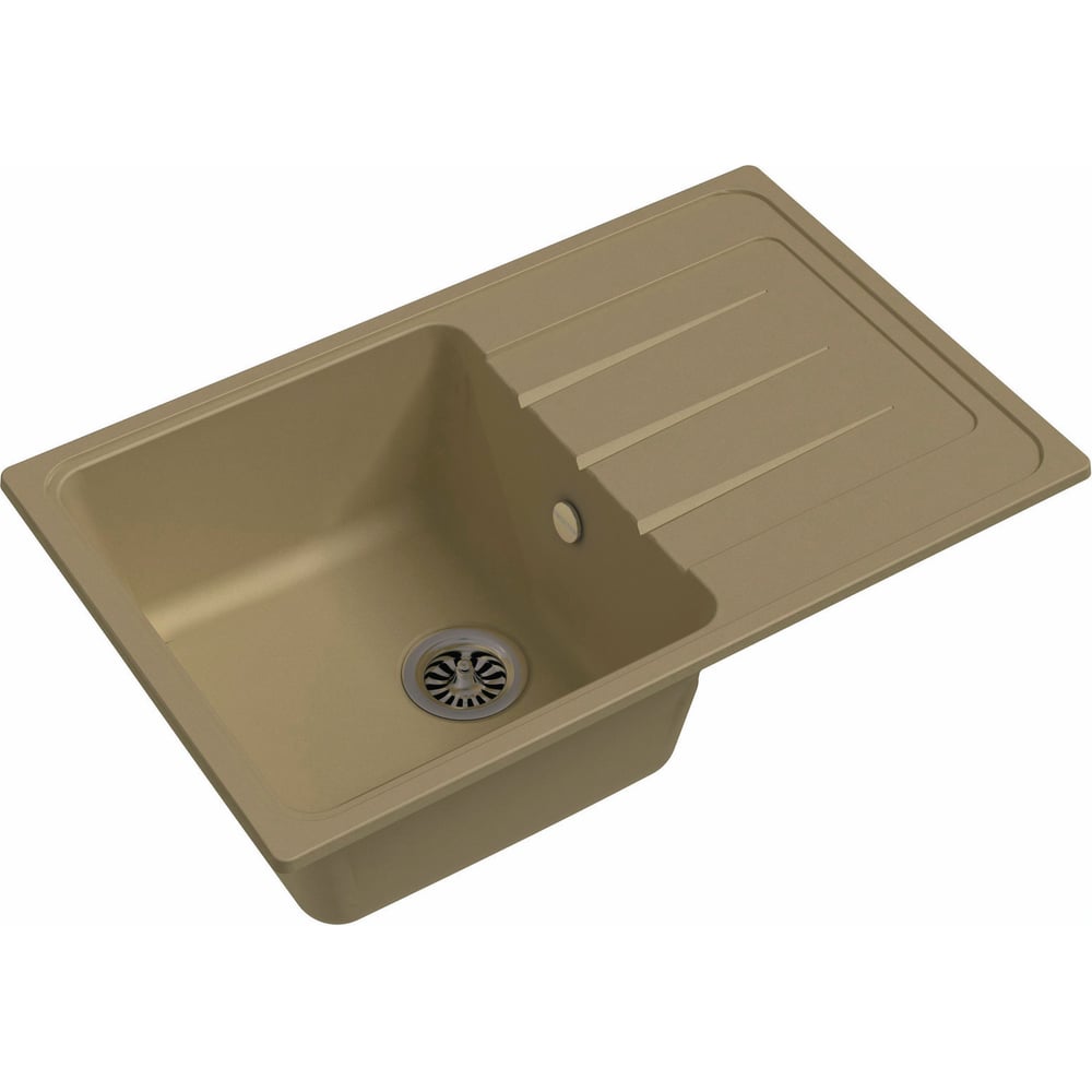 Мойка кварц EWIGSTEIN Elegant 50F 1 чаша с крылом, 762х480 мм, бежевый ...