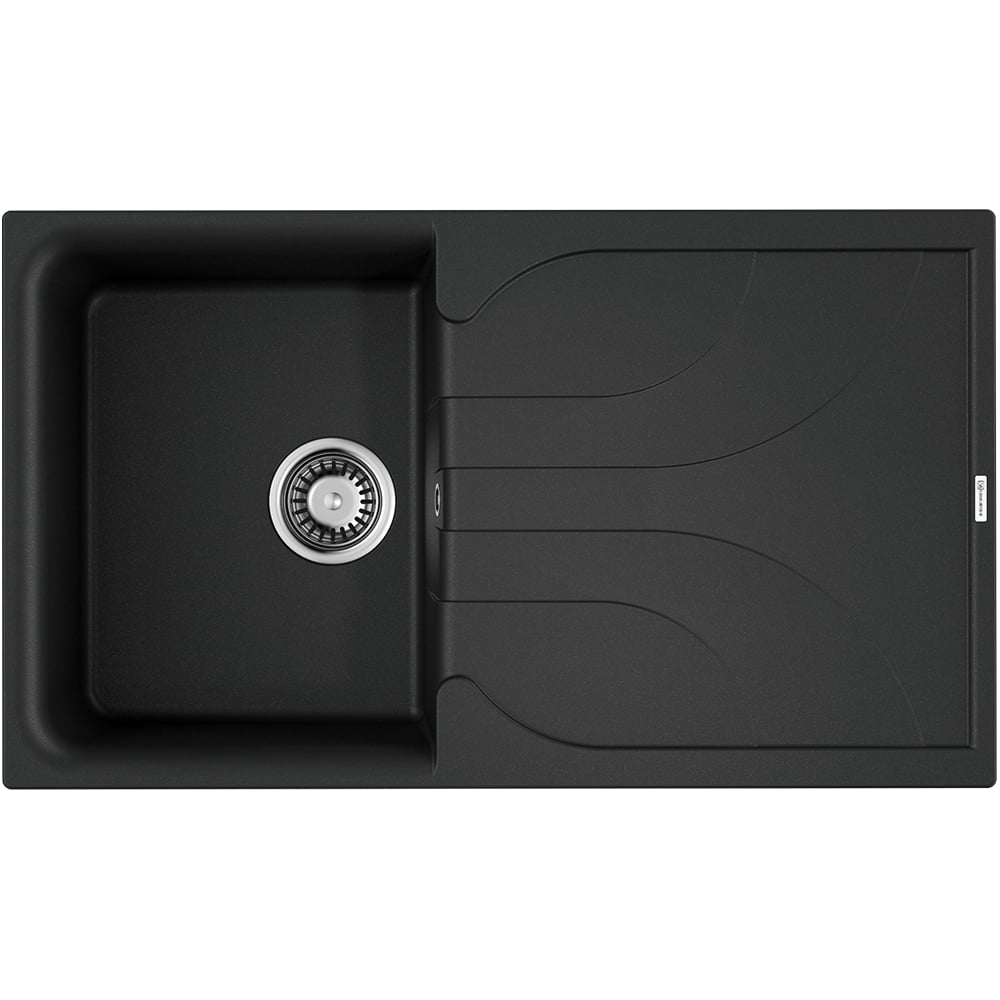 Мойка Omoikiri Yasugata 86-BL Tetogranit/черный 4993868 - выгодная цена ...