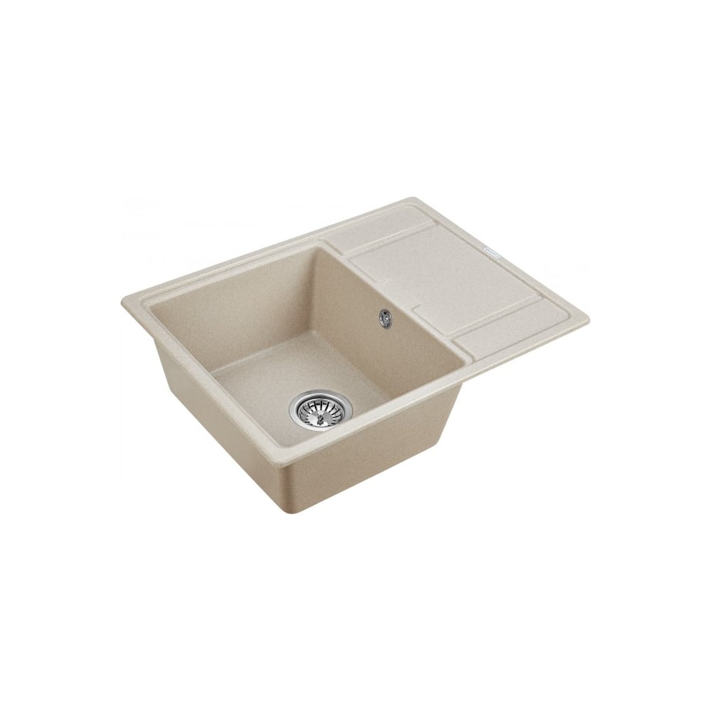 Гранитная мойка Paulmark FLUGEN 50-650 бежевый , 650х500 мм PM216550-BE ...