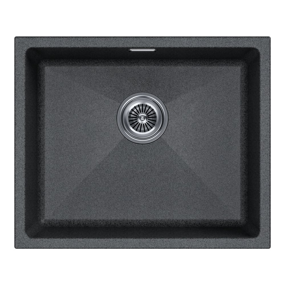Мойка Paulmark LUMI 55UNI, IT-GRANIT, графит, 555x460 мм LU55-DG ...