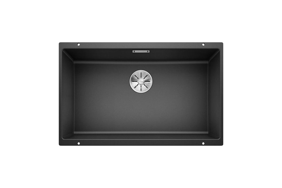 Мойка BLANCO SUBLINE 700 U SILGRANIT антрацит, с отводной арматурой ...