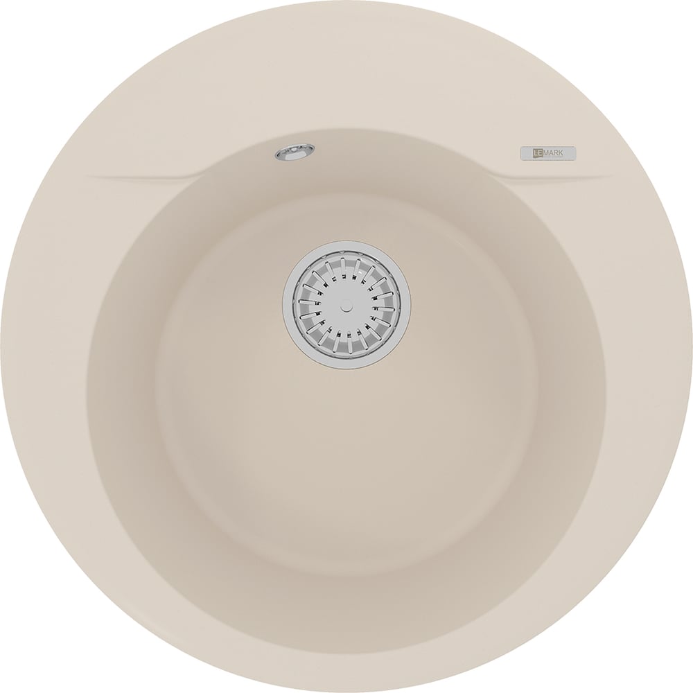 Кухонная мойка из кварцгранита Lemark SULA 550 цвет: шампань комплектация: крепеж, сливная ...