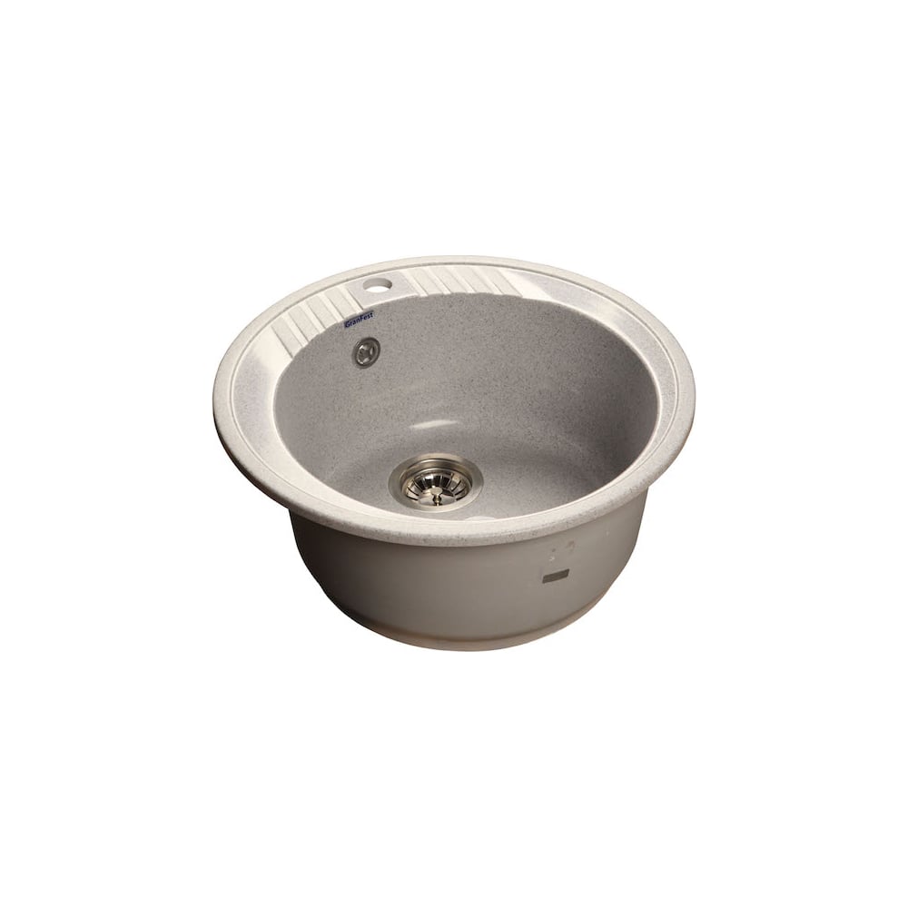 Композитная мойка GRANFEST Rondo GF-R520 D520 серый 310, круглая 429031 ...