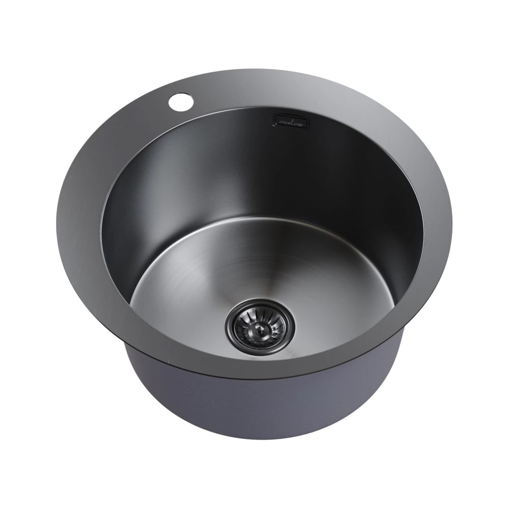 Мойка настольного монтажа MIXLINE D50 3,0 вып 3 1/2 круглая PRO 20см с ...
