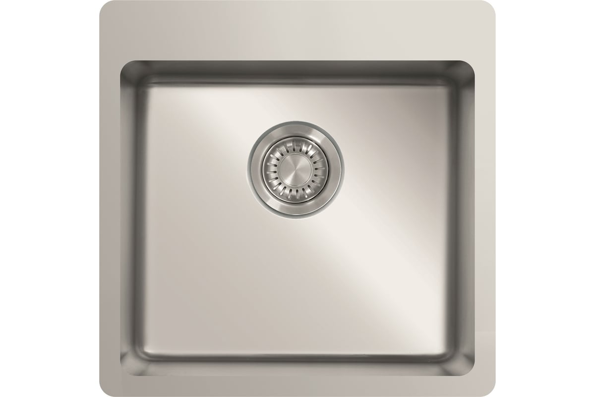 Кухонная мойка TOPZERO нержавеющая сталь ME500.500.GT10K - выгодная цена, отзывы, характеристики ...