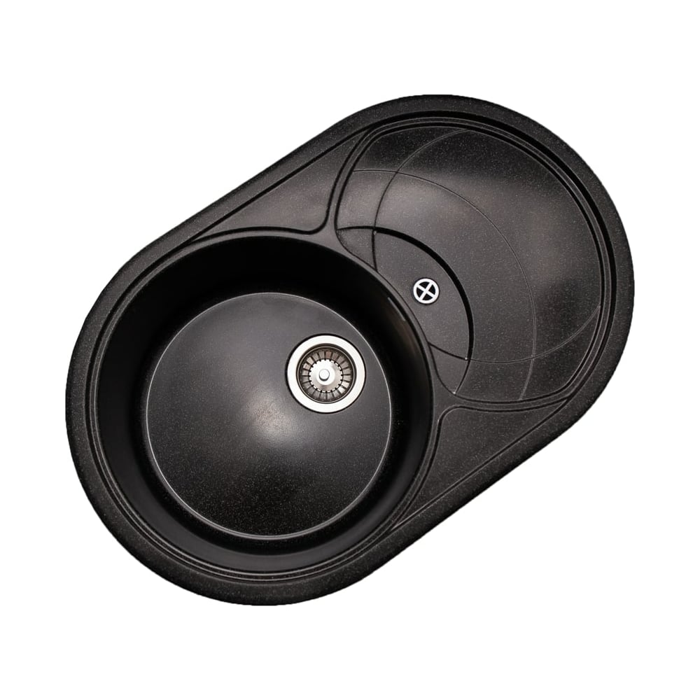 Кухонная мойка GranAlliance GA-31 черный GA-31-308 - выгодная цена ...