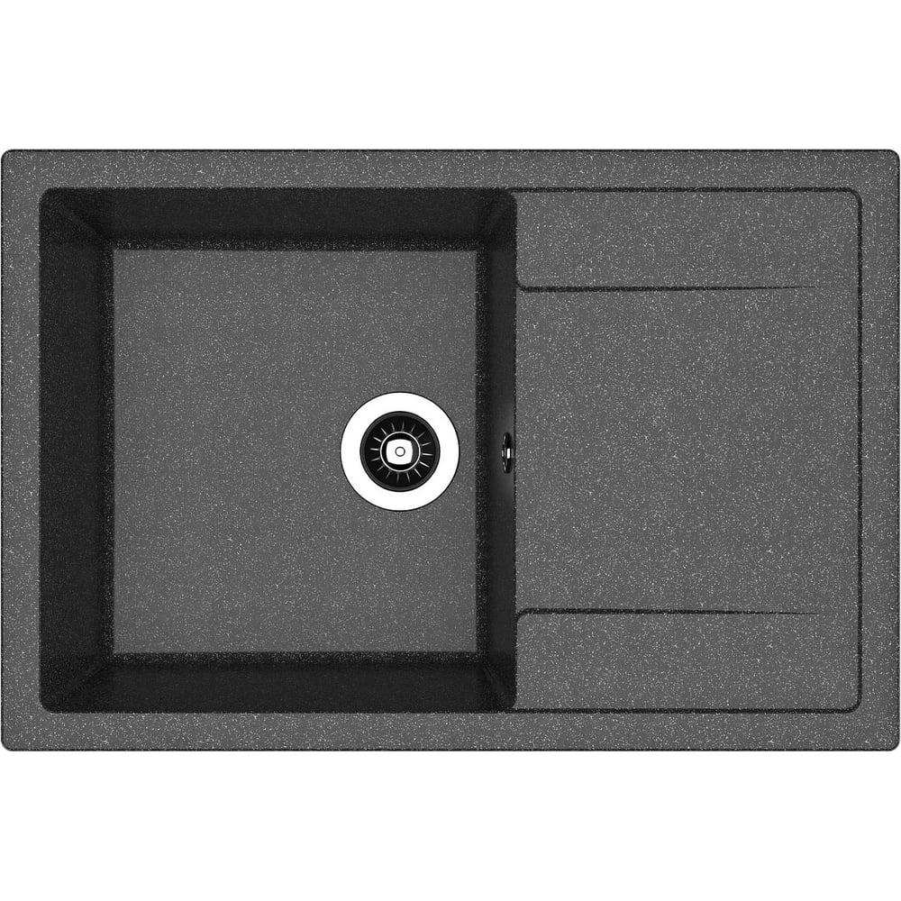 Кухонная мойка Dr.Gans Техно 760 цвет: черный 25.030.D0760.407 ...
