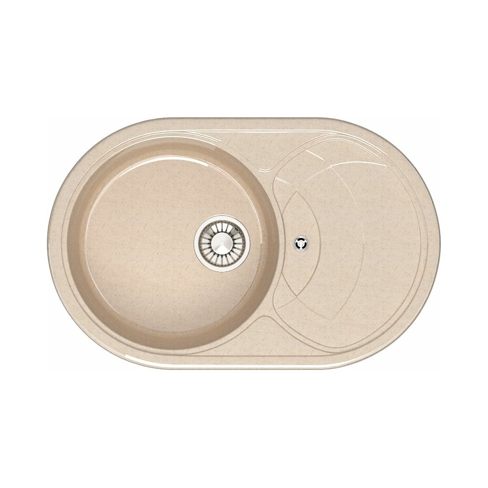 Кухонная мойка GLANZ цвет: бежевый J-033-33 - выгодная цена, отзывы ...