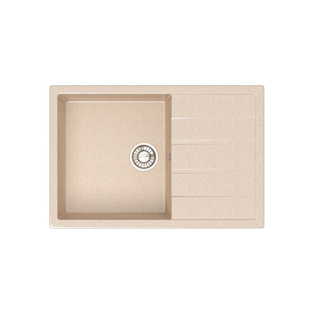 Кухонная мойка GLANZ цвет: бежевый J-161-33 - выгодная цена, отзывы ...
