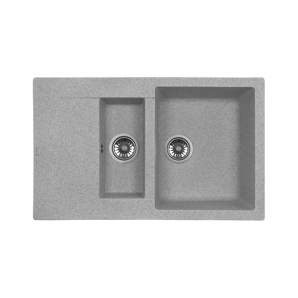 Мраморная мойка KAISER двойная Grey цв.310 KM2M-5080 G - выгодная цена ...