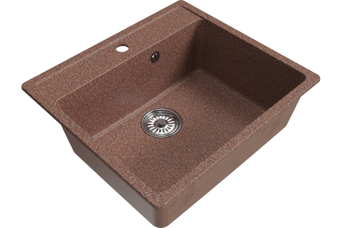 Мойка MIXLINE ml-gm15 терракотовая (307), 500x560x180мм new 551913 ...