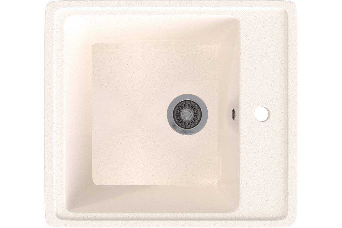 Мойка MIXLINE Ml-gms10 стандарт прямоугольная, белый 331, 460x505x190 ...