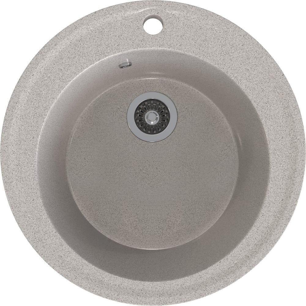 Мойкa MIXLINE ML-GMS01 стандарт круглая, светло-серый 310, 475 мм ...