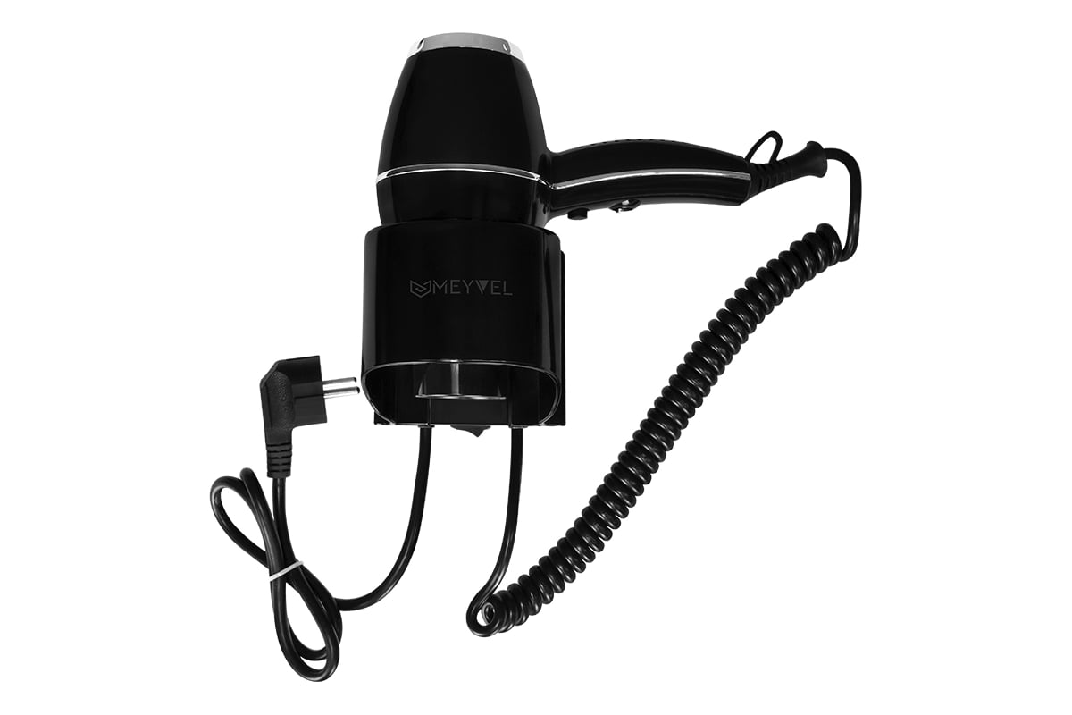 Настенный фен MEYVEL mf7-1800 (black) 940012 - выгодная цена, отзывы ...