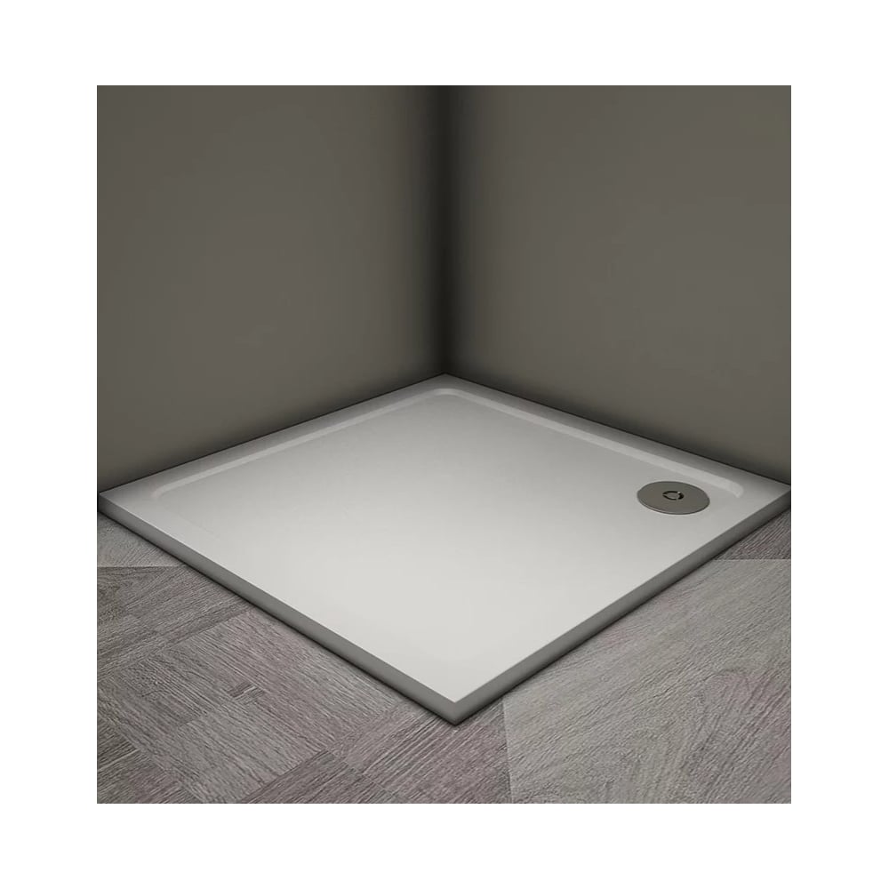 Душевой поддон Veconi Tezeo stone TZ-08, 900x900x30, искусственный ...