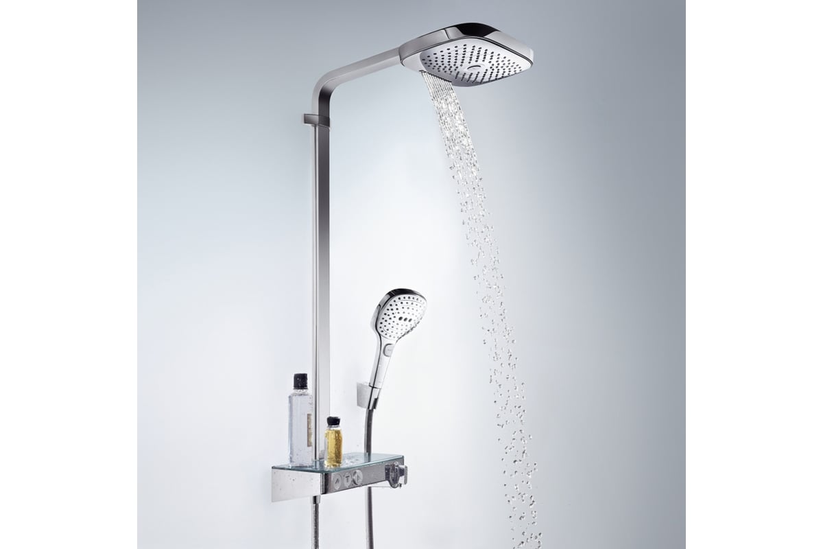 Душевая система HANSGROHE 27127400 Raindance Select Showerpipe E300 3 ...