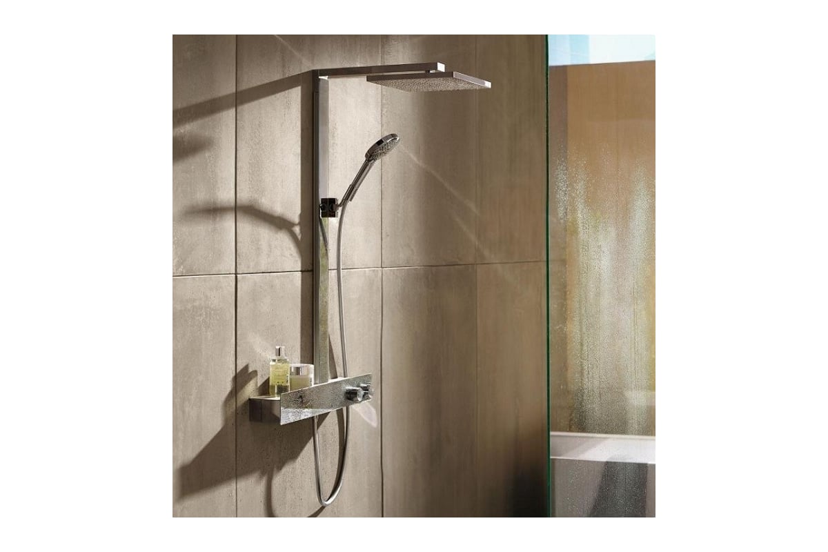 Душевая система HANSGROHE 27361000 Raindance Showerpipe E300 1 jet ST ...