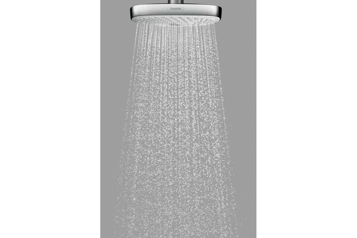Верхний душ Hansgrohe Raindance Select E 300 2jet Showerpipe Ecosmart 9
