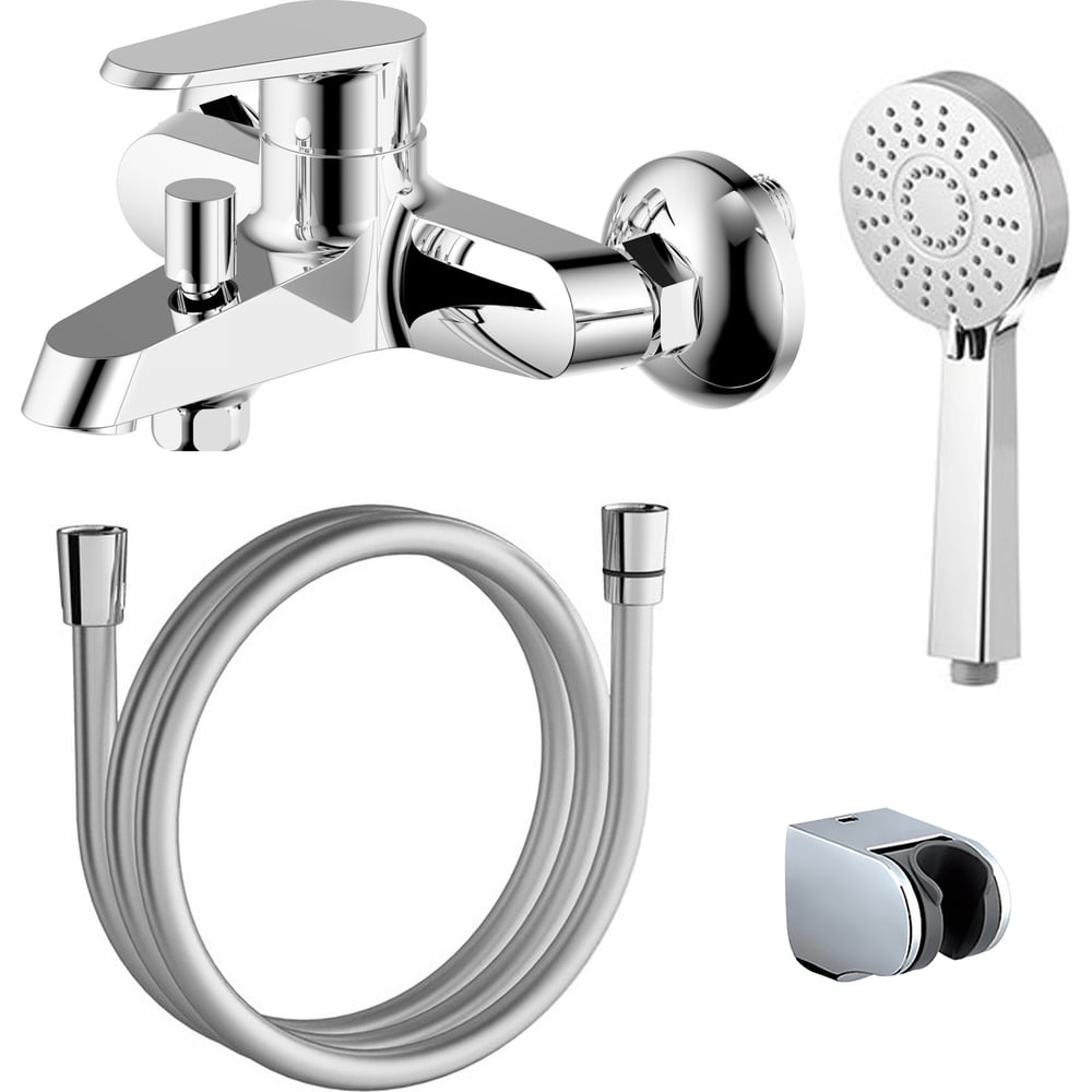 Смеситель для ванны с ручным душем Azario CASTELO 00077451 - выгодная ...