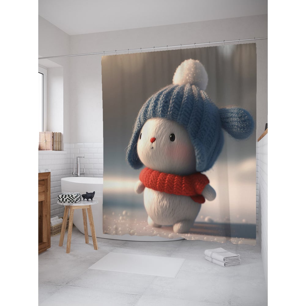 Штора для ванной JOYARTY "Милый зайка" sc_427872 - выгодная цена, отзывы, характеристики, фото ...