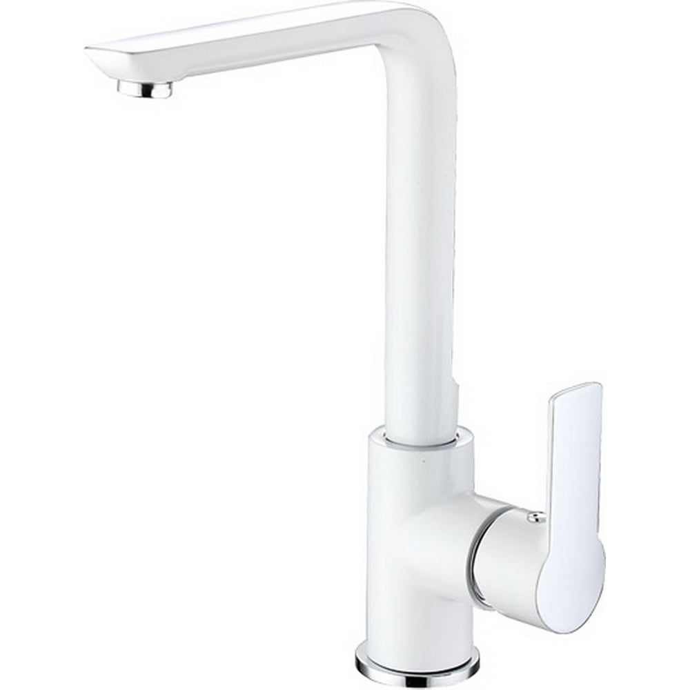 Смеситель для кухни ARGOTECH OLIMP, хром/белый, d-35 35797 - выгодная цена, отзывы ...