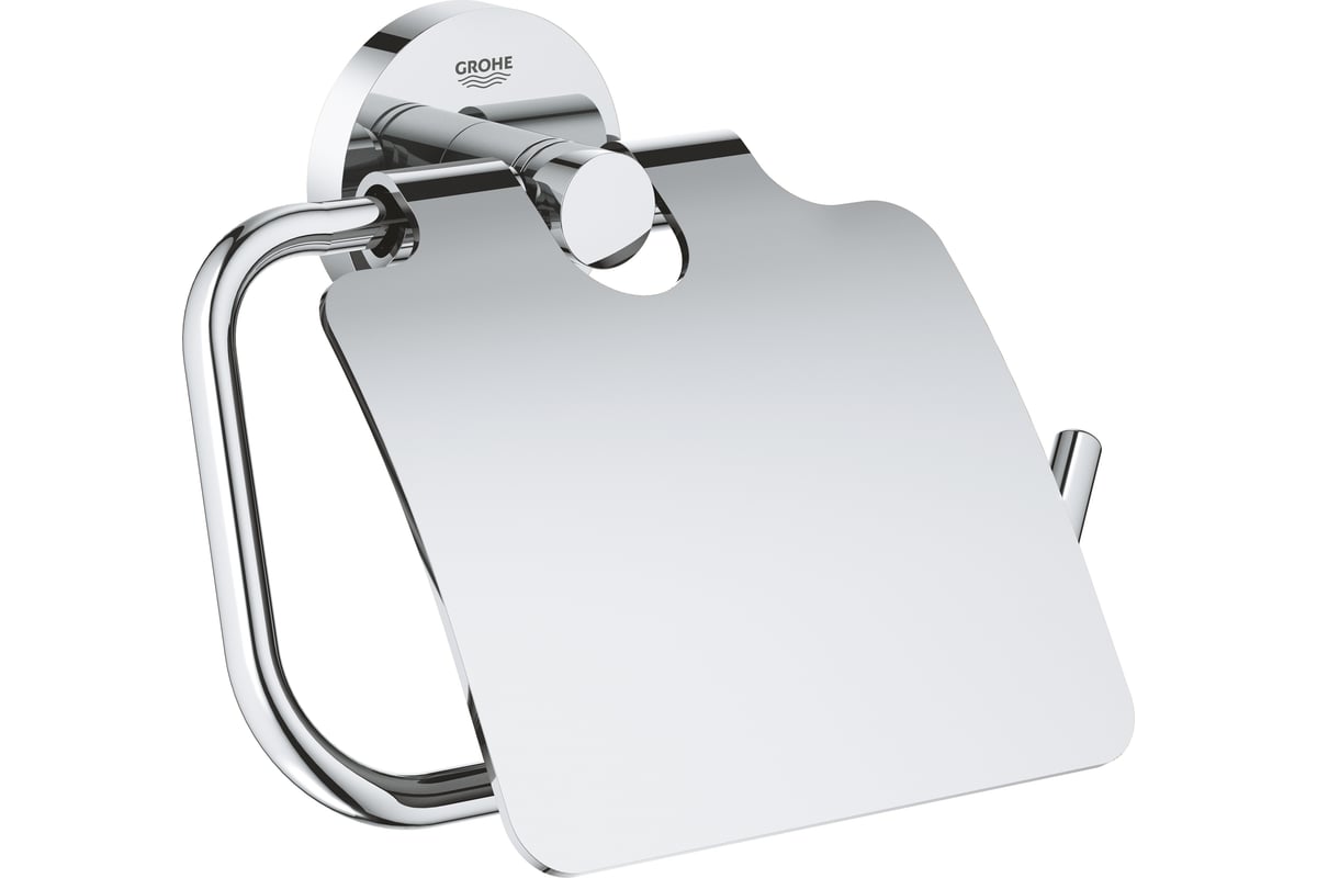 Держатель для туалетной бумаги GROHE Essentials с крышкой 40367001 ...
