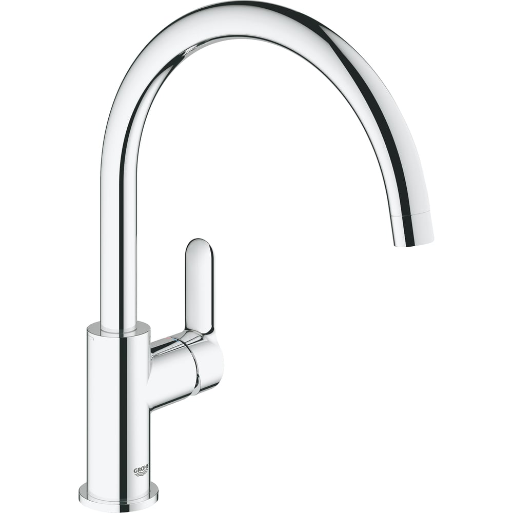 Смеситель для мойки GROHE BauEdge, поворотный трубкообразный излив ...