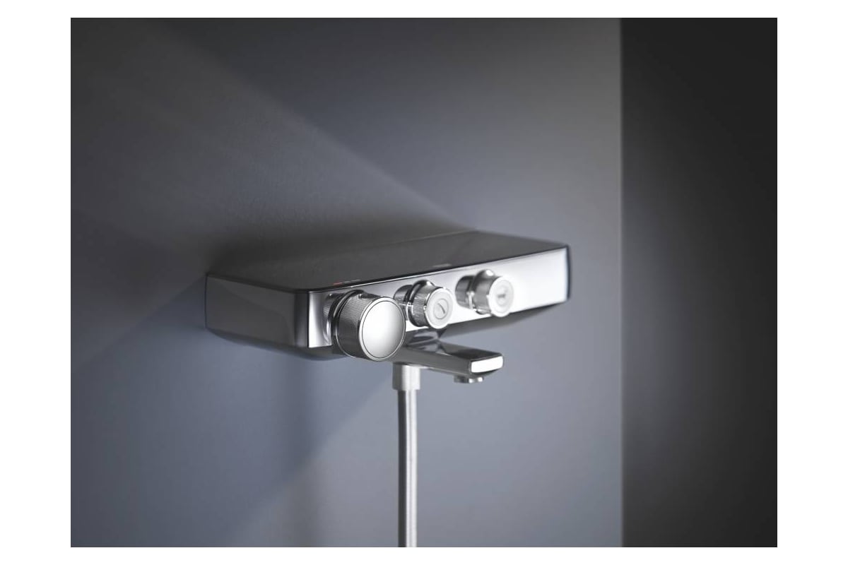 Термостат для ванны GROHE GRT SmartControl настенный монтаж, полочка, 2 ...