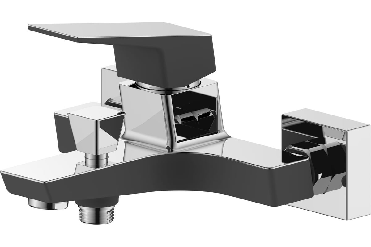 Смеситель для ванны ARGOTECH "tech" grano new, хром/чёрный, d-35 , 43301 - выгодная цена, отзывы ...