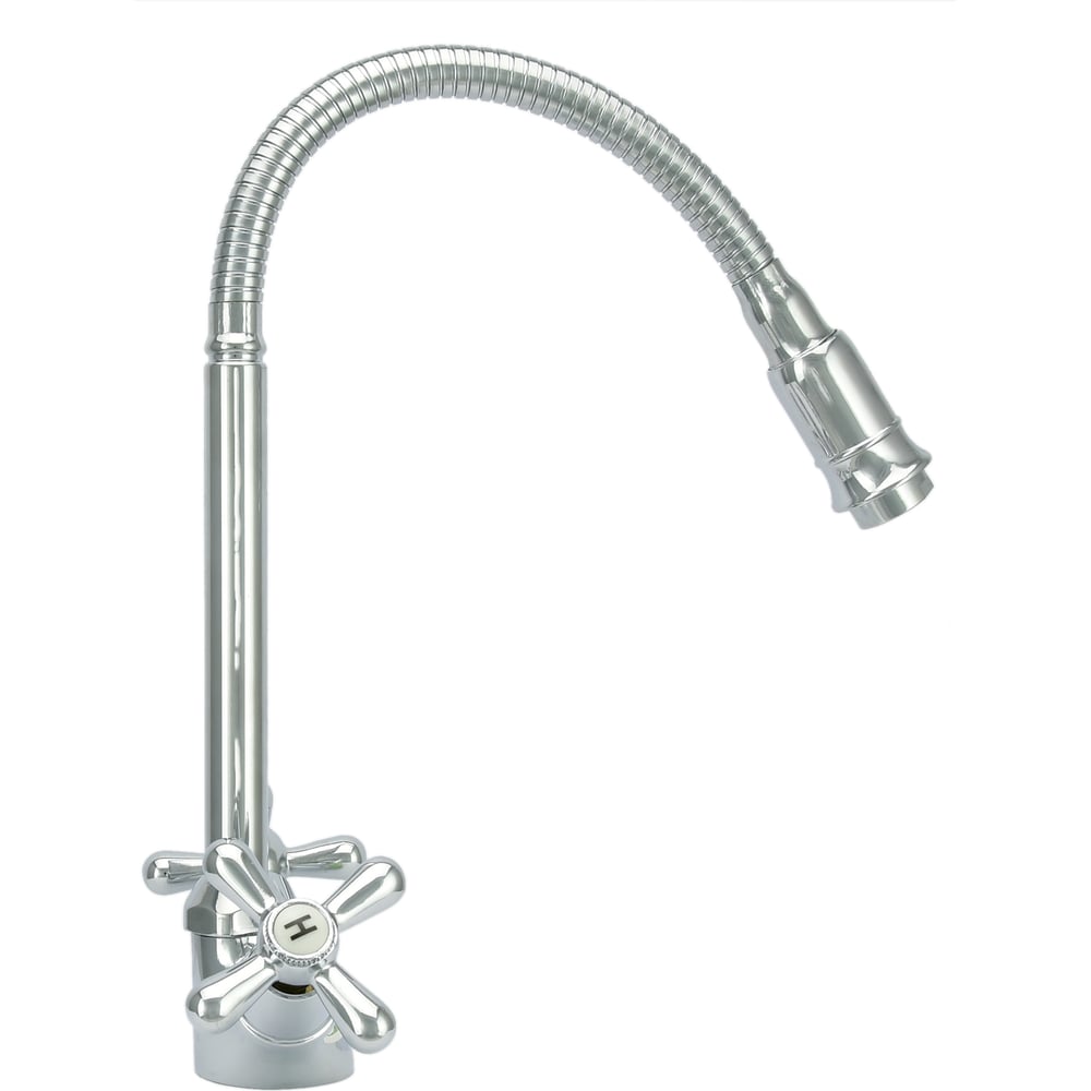 Двуручный смеситель для мойки Juguni с гибким изливом 0402.980 ...