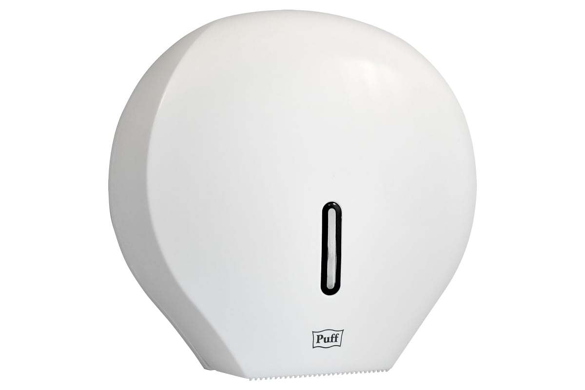 Диспенсер для туалетной бумаги Puff 7120, пластиковый, белый 1402.999 ...