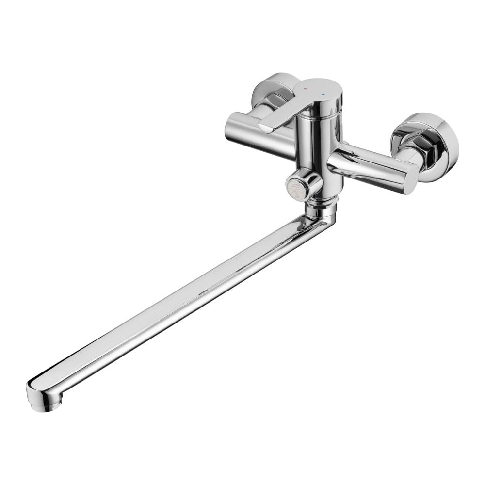 Однорычажный смеситель для ванны Swedbe Diana с длинным Z-изливом, EAN ...