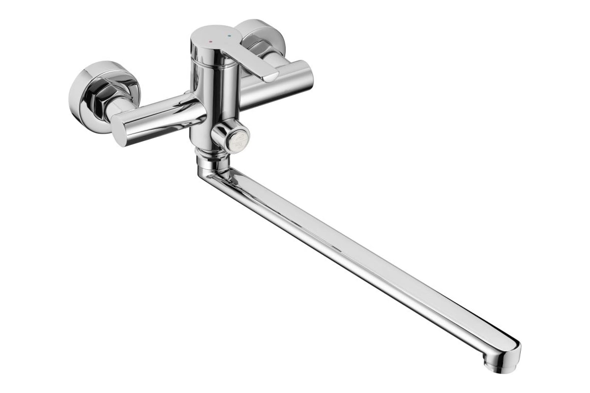 Однорычажный смеситель для ванны Swedbe Diana с длинным Z-изливом, EAN ...