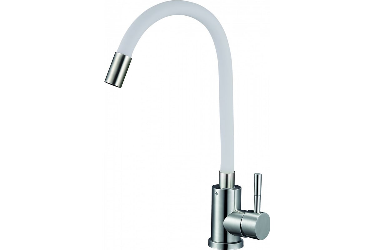 Смеситель для кухни Solone с высоким гибким изливом, серый EZA4-F090GY - выгодная цена, отзывы ...