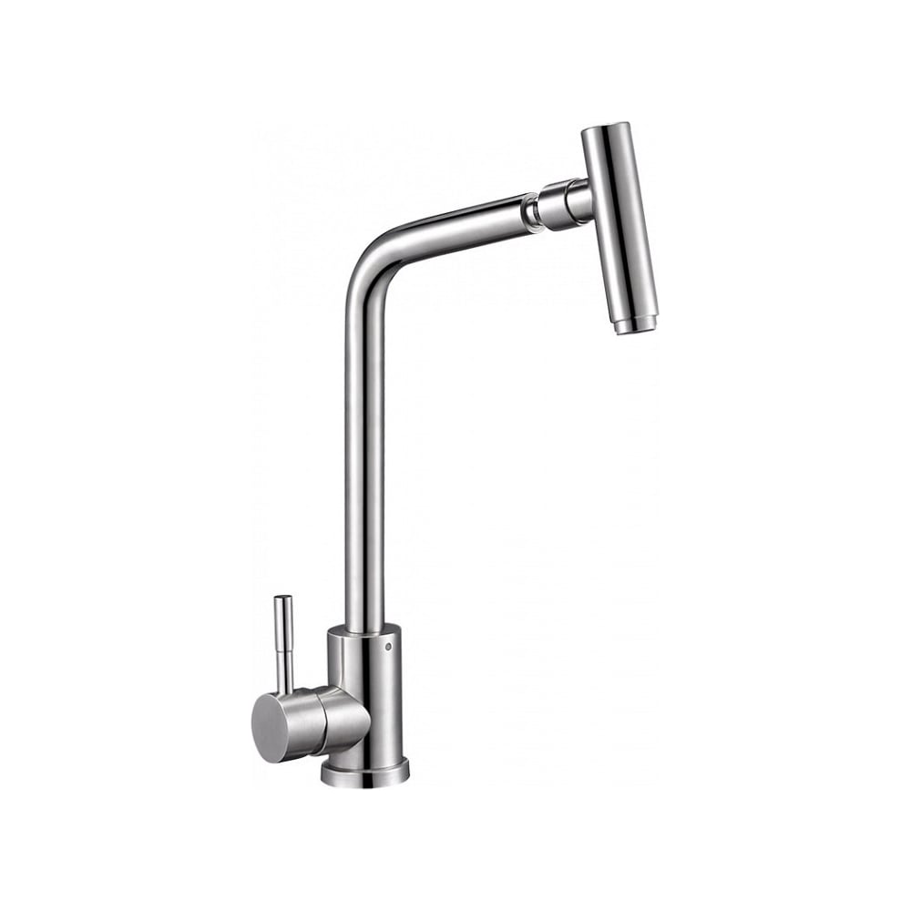 Смеситель для кухни Solone с высоким поворотным изливом, нержавеющая сталь EZA4-C090 - выгодная ...
