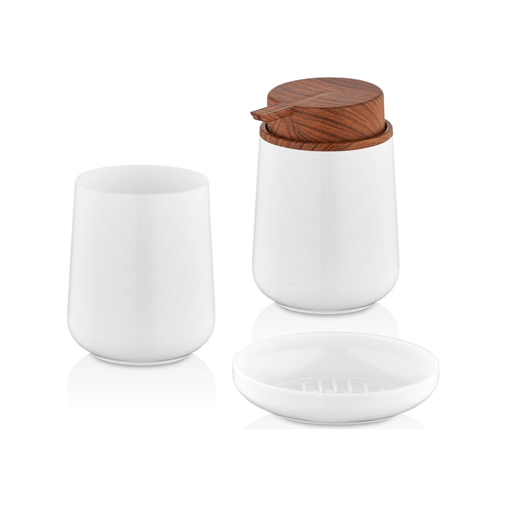 Набор для ванной комнаты VIALEX ELEGANCE 3 предмета арт YB211-white ...