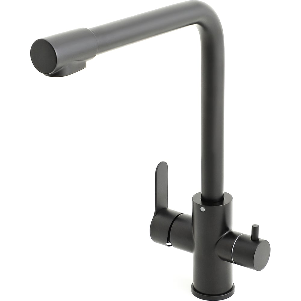 Cмеситель для кухни ORANGE Steel черный M99-008b - выгодная цена ...