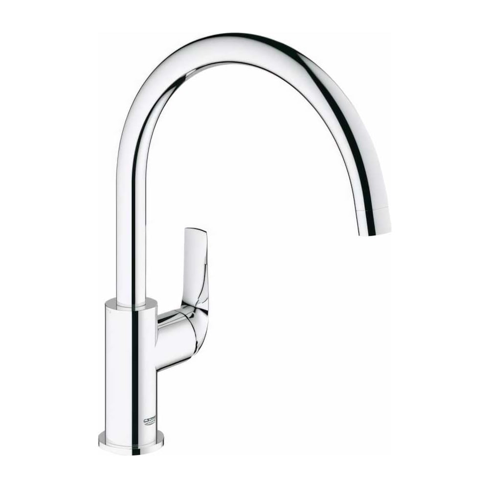 Смеситель для мойки Grohe BauCurve с высоким C-образным изливом ...