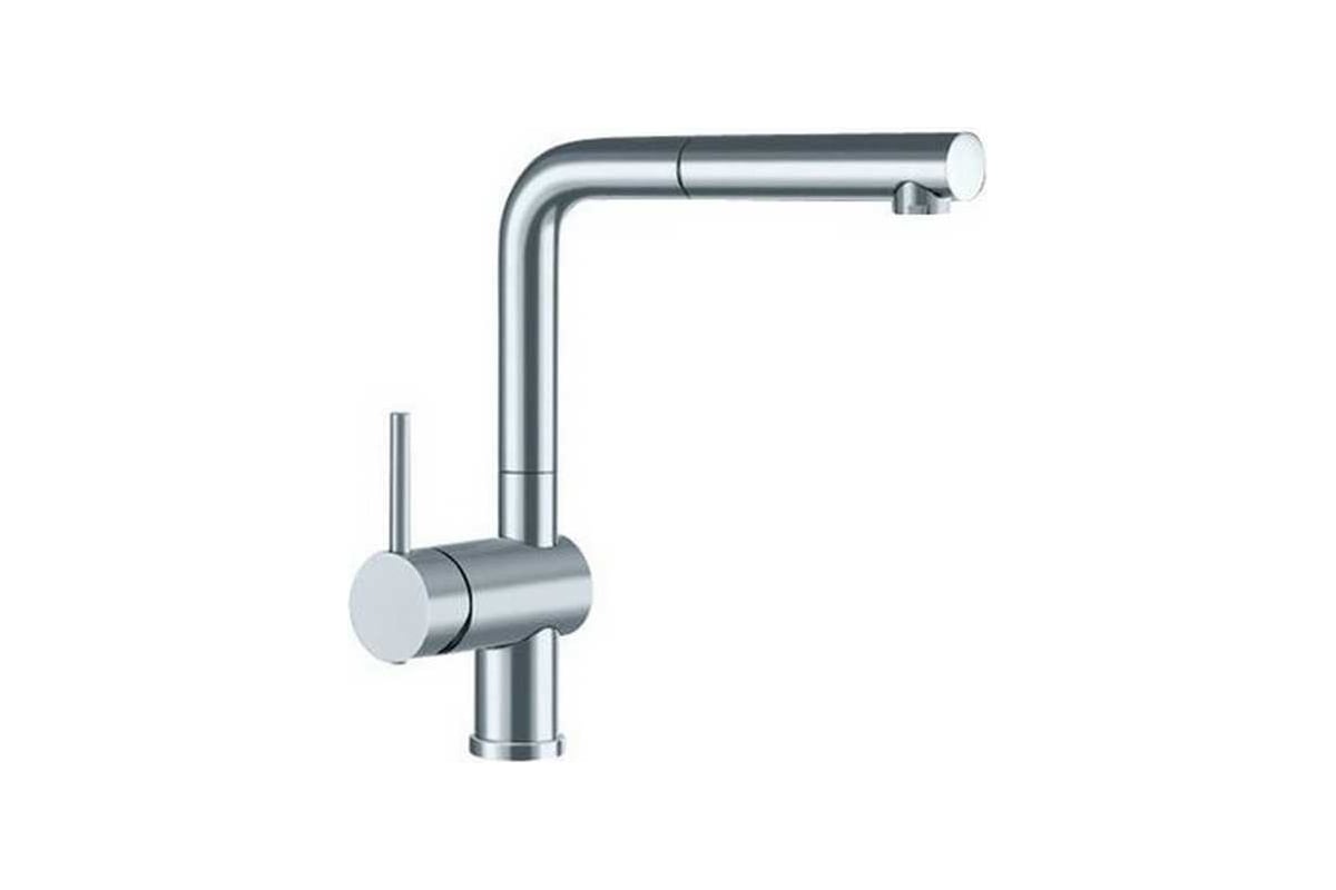 Кухонный смеситель BLANCO LINUS-S рычаг слева поверхность "нержавеющая ...