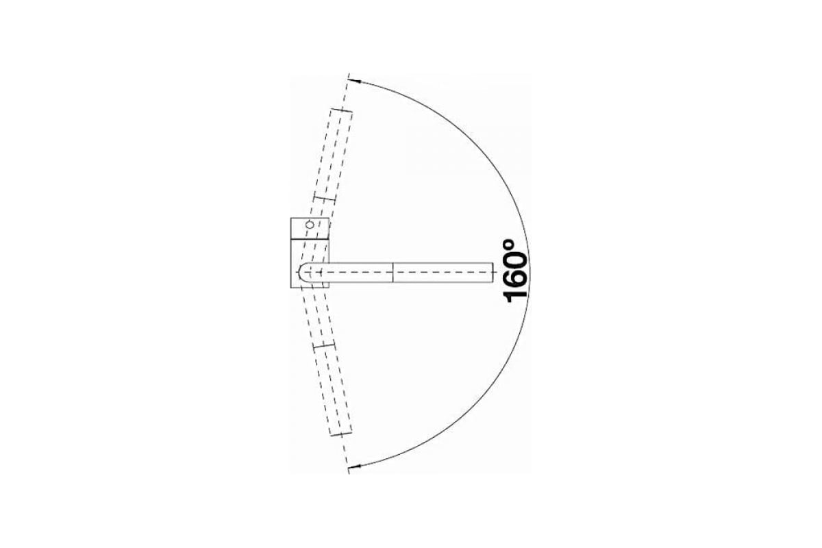 Кухонный смеситель BLANCO LINUS-S SILGRANIT антрацит 516688 - выгодная ...