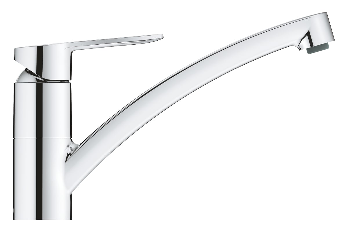 Смеситель для мойки Grohe BauEco низкий излив 31680000 - выгодная цена ...