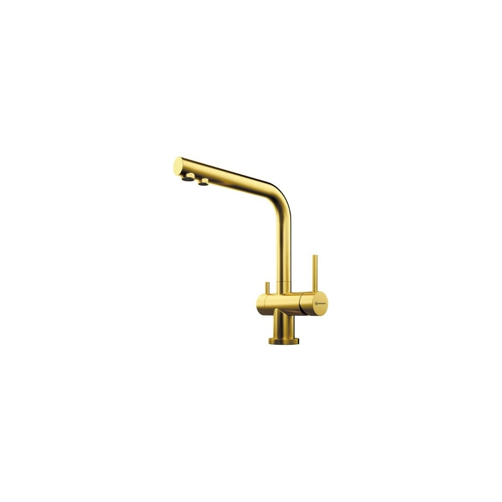 Смеситель для кухни Omoikiri Nagano-PVD-G латунь/светлое золото 4994178 ...