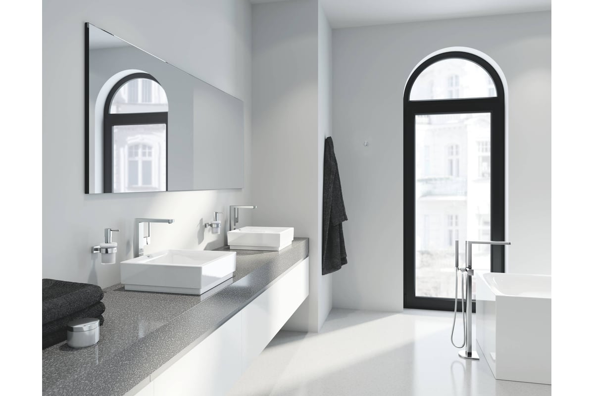 Однорычажный смеситель для раковины Grohe Plus, гладкий корпус, XL-Size ...