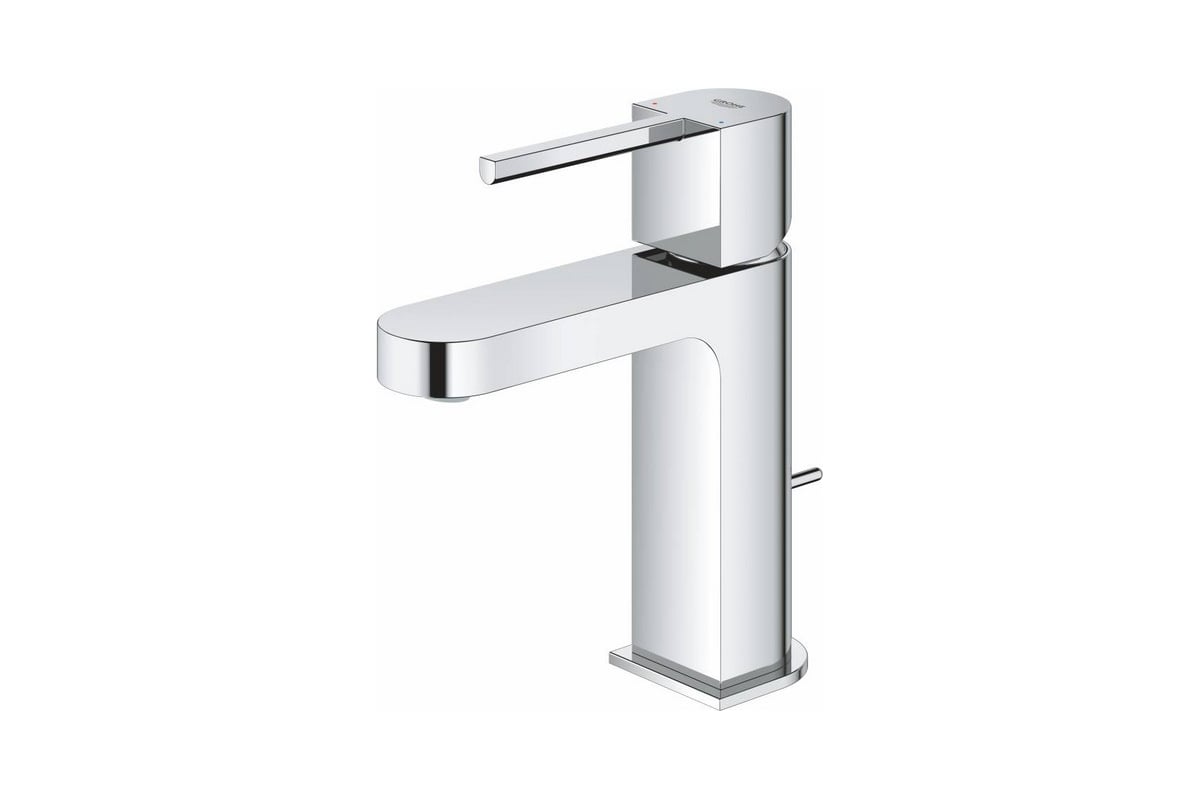 Смеситель для раковины Grohe Plus S-Size однорычажный, со сливным ...